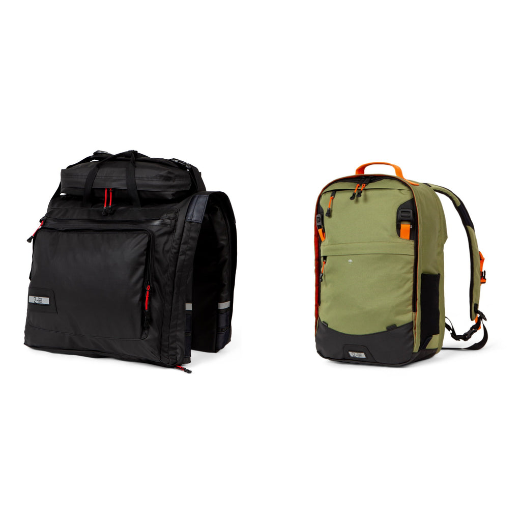 Garment Pannier + Pannier Backpack LITE Combo – Two Wheel Gear