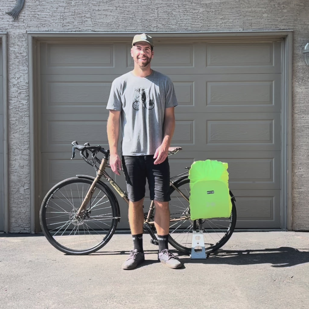 Inverter Pannier Backpack (24L) – Weatherproof 2-in-1 Cycling Bag – Two ...