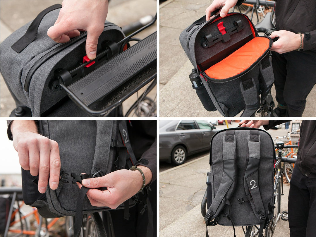 Pannier Backpack Convertible 2.0 - Made to Carry - USED – Two Wheel Gear